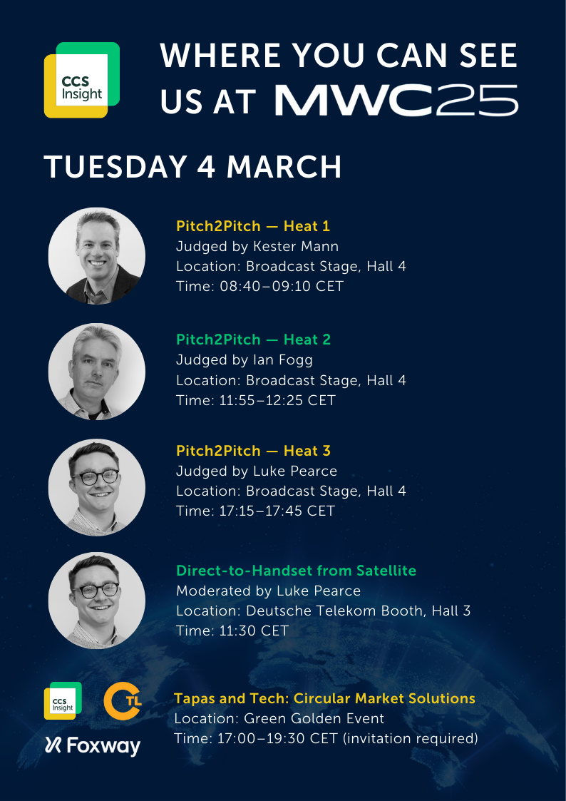 Expectations for MWC 2025 - CCS Insight